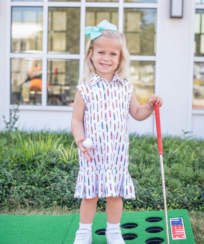Girls Golf Bag Polo Dress – Oh Yeah Boutique